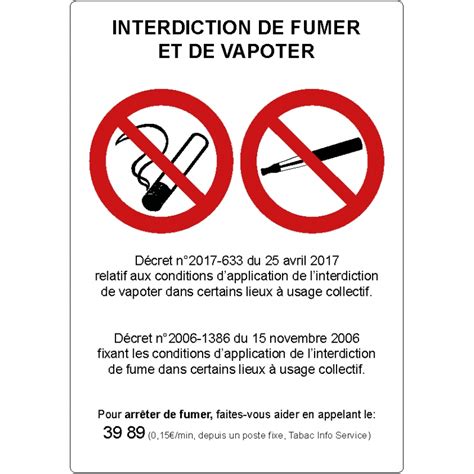 Interdiction Fumer Et Vapoter