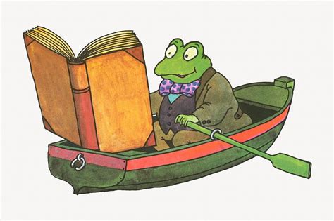 Frog Reading A Book Clipart Public Domain