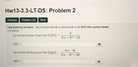 solved hw13 3 3 lt ds problem 2 previous probiem list nex