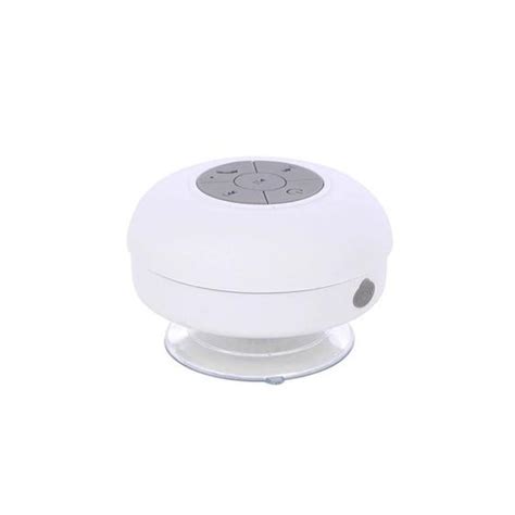 Caixa de Som Bluetooth Resistente a Água BTS 06 Branco Stop cell
