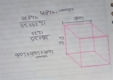 Encontrar El Volumen De Un Recipiente En Forma De Cubo Cuyo Lados
