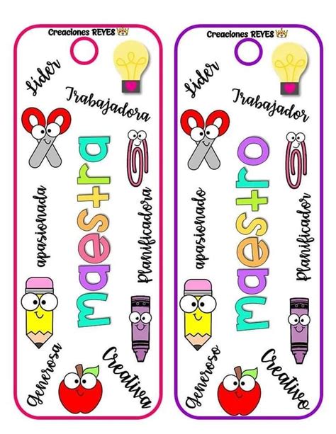 Separador De Libros Teacher Appreciation Gifts Diy School Gifts