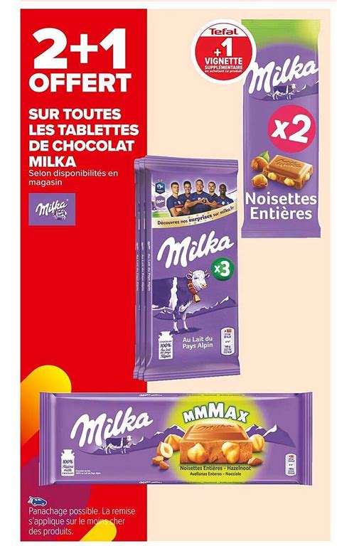 Promo Tablettes De Chocolat Milka Chez Carrefour Market ICatalogue Fr