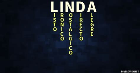 Qué significa linda