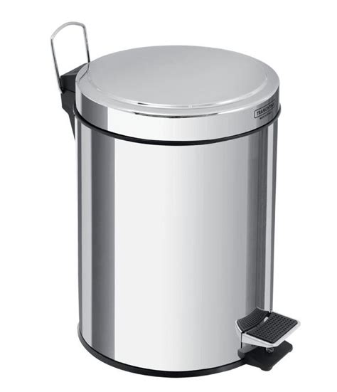 Lixeira Inox 5 Litros Pedal E Balde Interno Tramontina 94538105