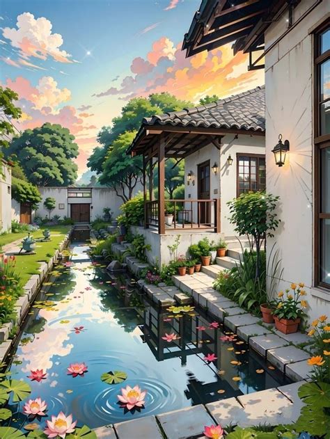 Pin By Z Y On Anime Sky And Beautiful View Wallpaper Fantasy