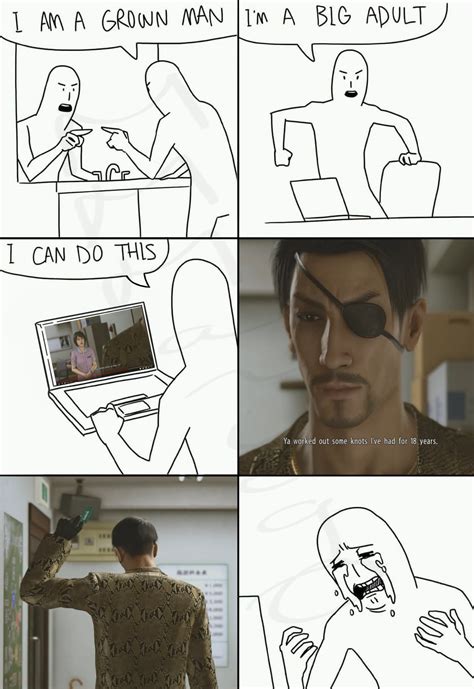 Pin By Minka On Yakuza Yakuza Anime Funny Jokes To Tell Kiryu