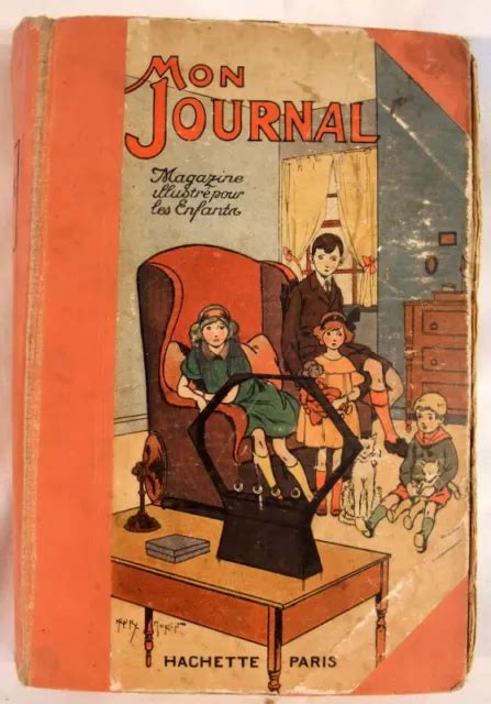 MON JOURNAL MAGAZINE illustré pour les enfants 1922 1923 relié