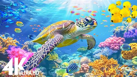 4K Stunning Underwater Wonders Of The Red Sea Colorful Coral Reef