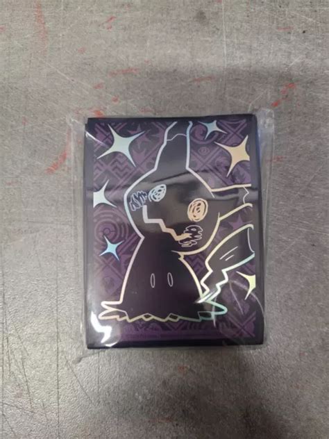 65 X SLEEVES Pokémon Protèges cartes Mimiqui EV4 5 Destinées