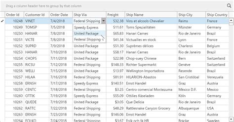 lesson 2 configure columns and editors wpf controls devexpress documentation
