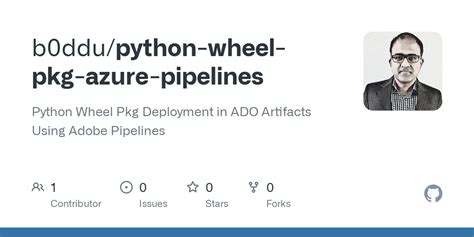 GitHub B0ddu Python Wheel Pkg Azure Pipelines Python Wheel Pkg