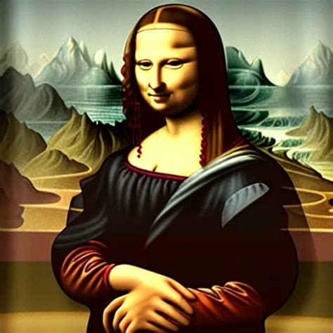 A Painting Of Walter White And Mona Lisa Mona Lisa Stable Diffusion