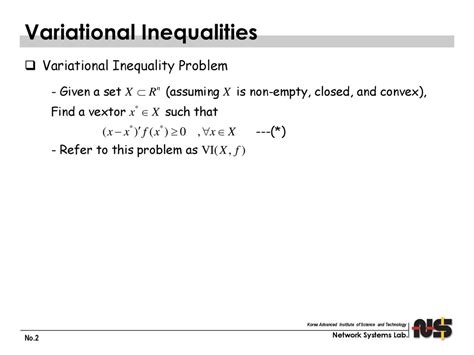 variational inequalities ppt download