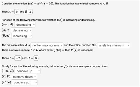 solved consider the function f x x3 5 x−10 this function