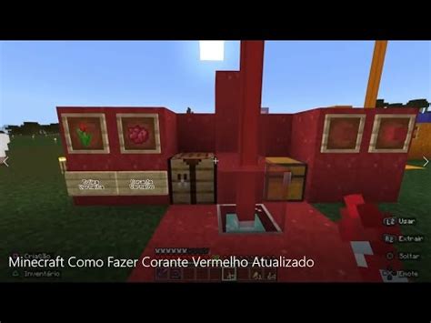 Minecraft Como Fazer Corante Vermelho Atualizado YouTube