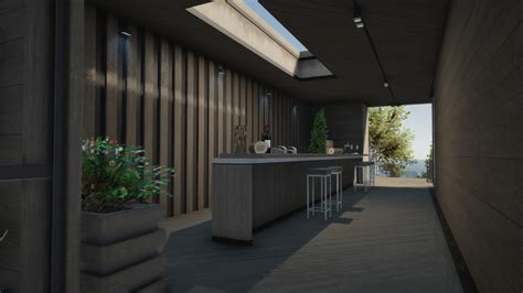 MLO Modern Wood House Add On SP GTA5 Mods