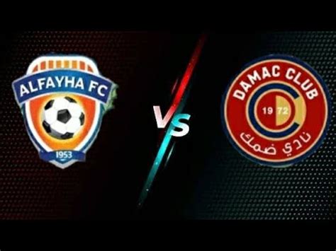 Damac Vs Al Fayha Saudi Pro League Live Football Match Today Live