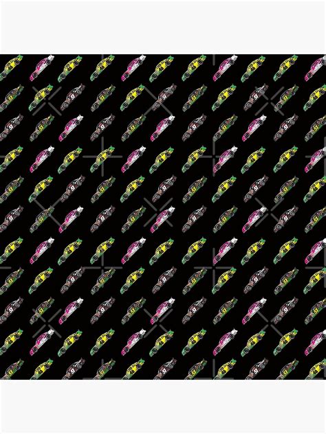 Days Of Thunder Car Collection Pattern Illustration Cole Trickle