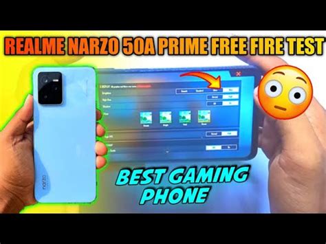 REALME NARZO 50A PRIME FREE FIRE TEST Realme Narzo 50a Prime Free Fire