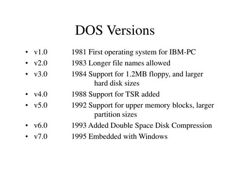 Ppt Microsoft Disk Operating System Powerpoint Presentation Free