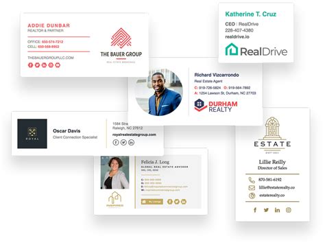 The Best Email Signature Generator For Real Estate Agents Signature Email
