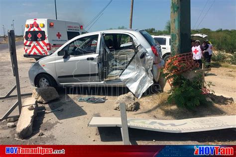 Hoy Tamaulipas Tres Lesionados Deja Choque En Ciudad Victoria