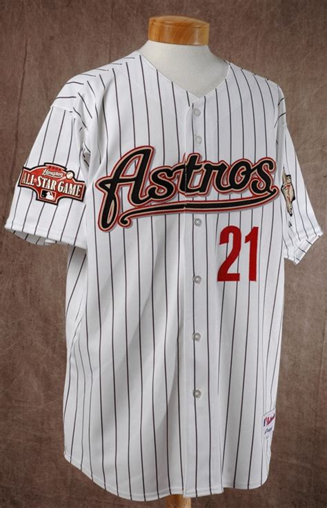 Andy Pettitte Game Worn And Autographed Astros Jersey