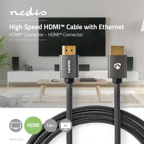Câble HDMI Haute Vitesse avec ethernet CVTB34000GY10