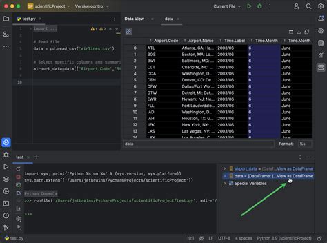 Scientific Mode PyCharm Documentation