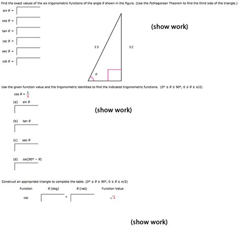 finding exact value of trig functions slideshare