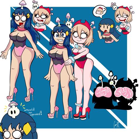 Rule 34 2girls Akari Pokemon Areolae Slip Ass Big Ass Brain Breasts Cleavage Heels Hi Res