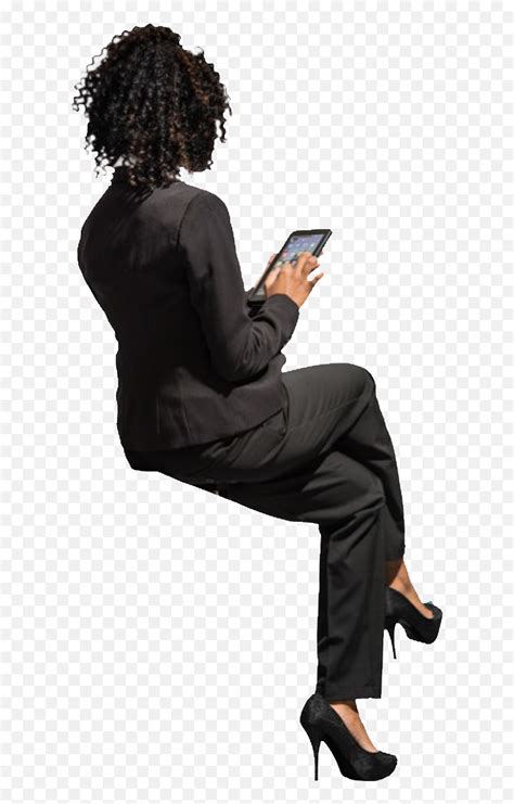 People Sitting Transparent Png Woman Man Woman Sitting Cut Out Person