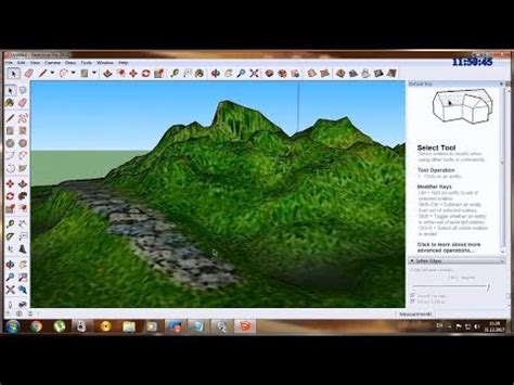 SketchUp How To Make Road On Terrain In Seven Steps For SketchUp