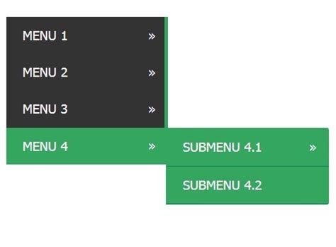 Pure CSS Vertical Multi Level Navigation Menu CSS Script