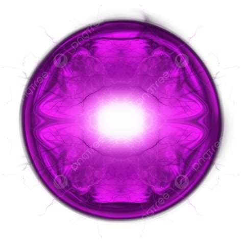 Bola Mágica Bola Roxa Luz Abstrata PNG A Magia Roxa Bola Mágica