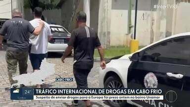 RJ Inter TV 1ª Edição Polícia prende homem suspeito de tráfico