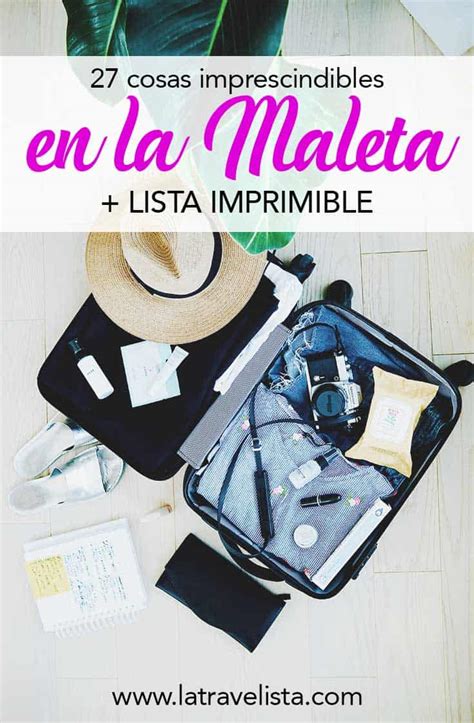 Qu Llevar En La Maleta Cosas B Sicas Lista De Viaje Pdf