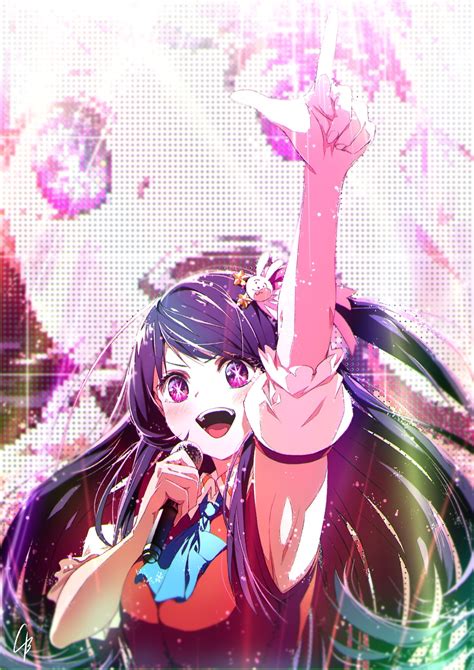 Hoshino Ai Oshi No Ko Drawn By B Enpitsu Danbooru