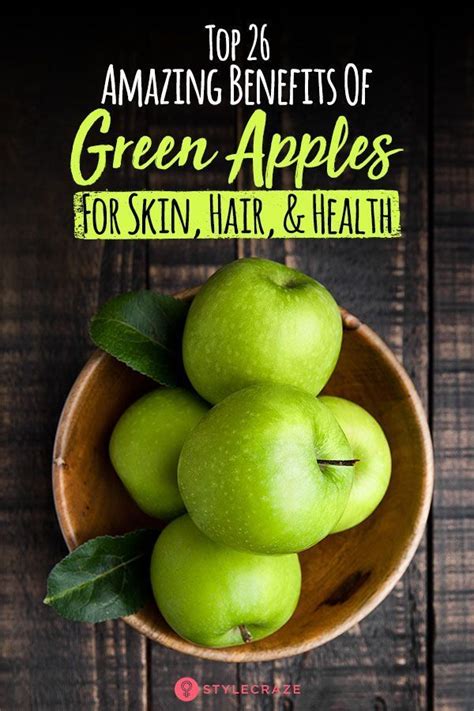 Amazing Benefits Of Green Apples For Skin Hair And Health Green