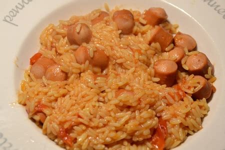 One Pot Riz Tomates Knackis Recette Cookeo