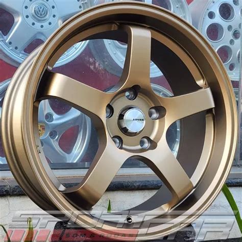 Jogo Roda Alloy Advan Racing Gt Aro 17 Tala 7 5 5x114
