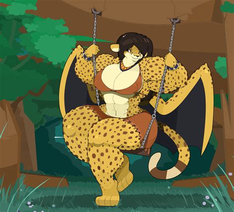 Rule 34 1girls 2018 Abs Anthro Breasts Cheetah Cleavage Clothed Clothing Commoddity Felid