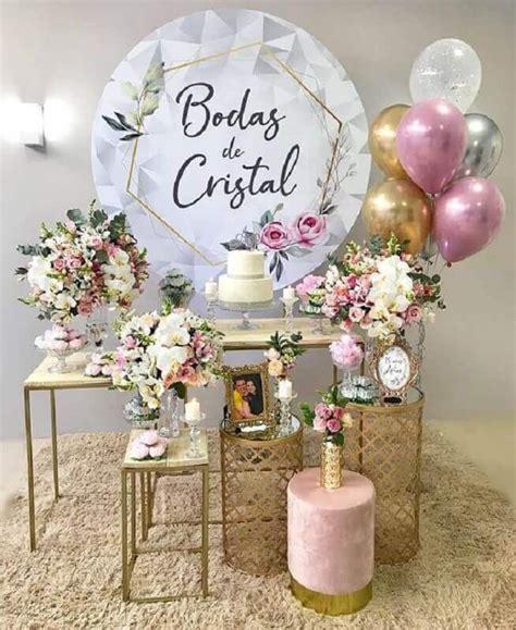 Decoração para Festa de Bodas de Cristal 150 Ideias e Dicas Simples