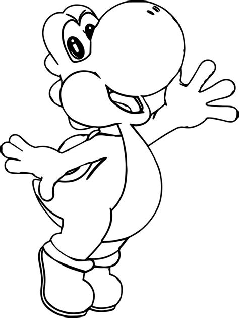 25 Desenhos Do Yoshi Para Imprimir E Colorir Pintar