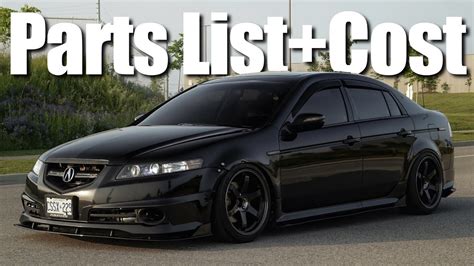 Supercharged Acura Tl Type S Full Build Breakdown Youtube