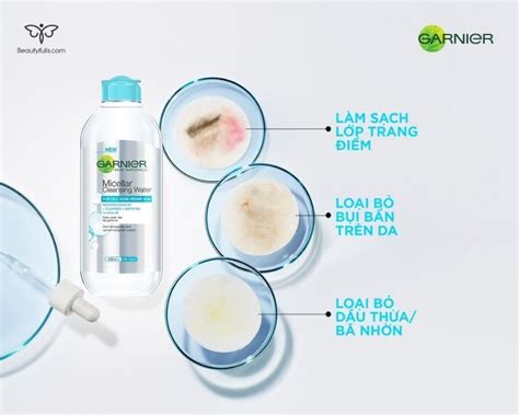 Nước Tẩy Trang Garnier Xanh Dương 400ml Cho Da Dầu Mụn