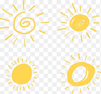 Doodle Sun Png Images PNGEgg