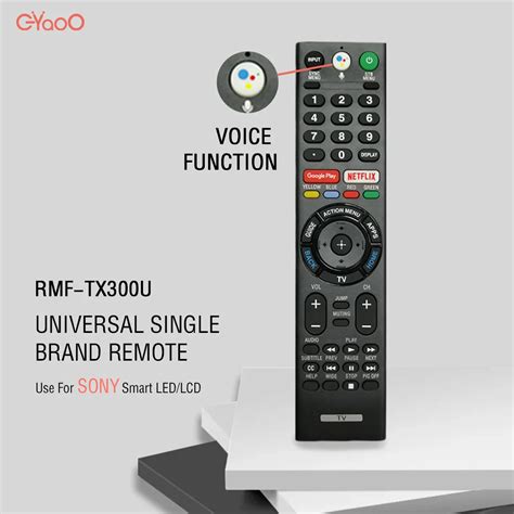 RMF TX300E Voice Remote Control RMF TX200P Replacement For Sony 4K