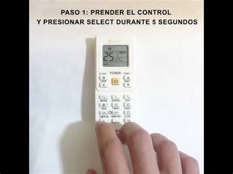Guía paso a paso para resetear el control remoto del aire acondicionado